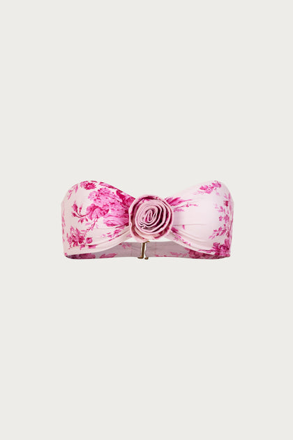 SAME Rosette Bandeau Top | French Floral