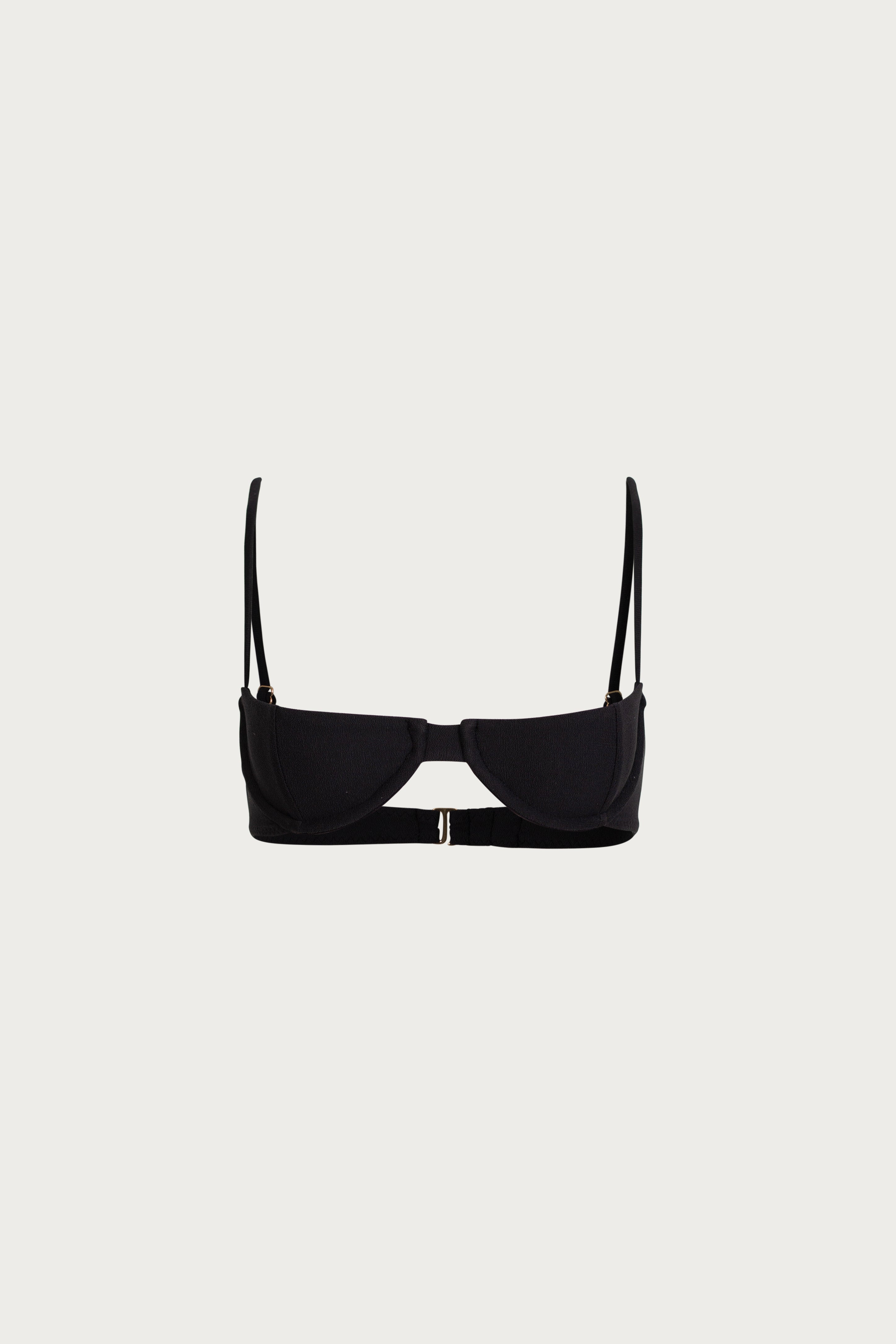 SAME Demi Cup Underwire Top | Black | Women's Swim