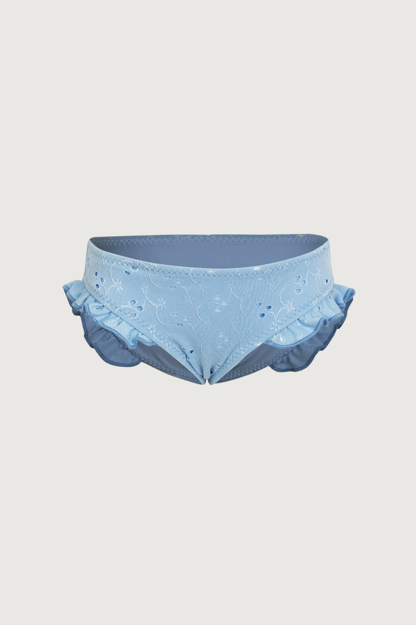 ruffle brief bottom (blue eyelet) – SAME