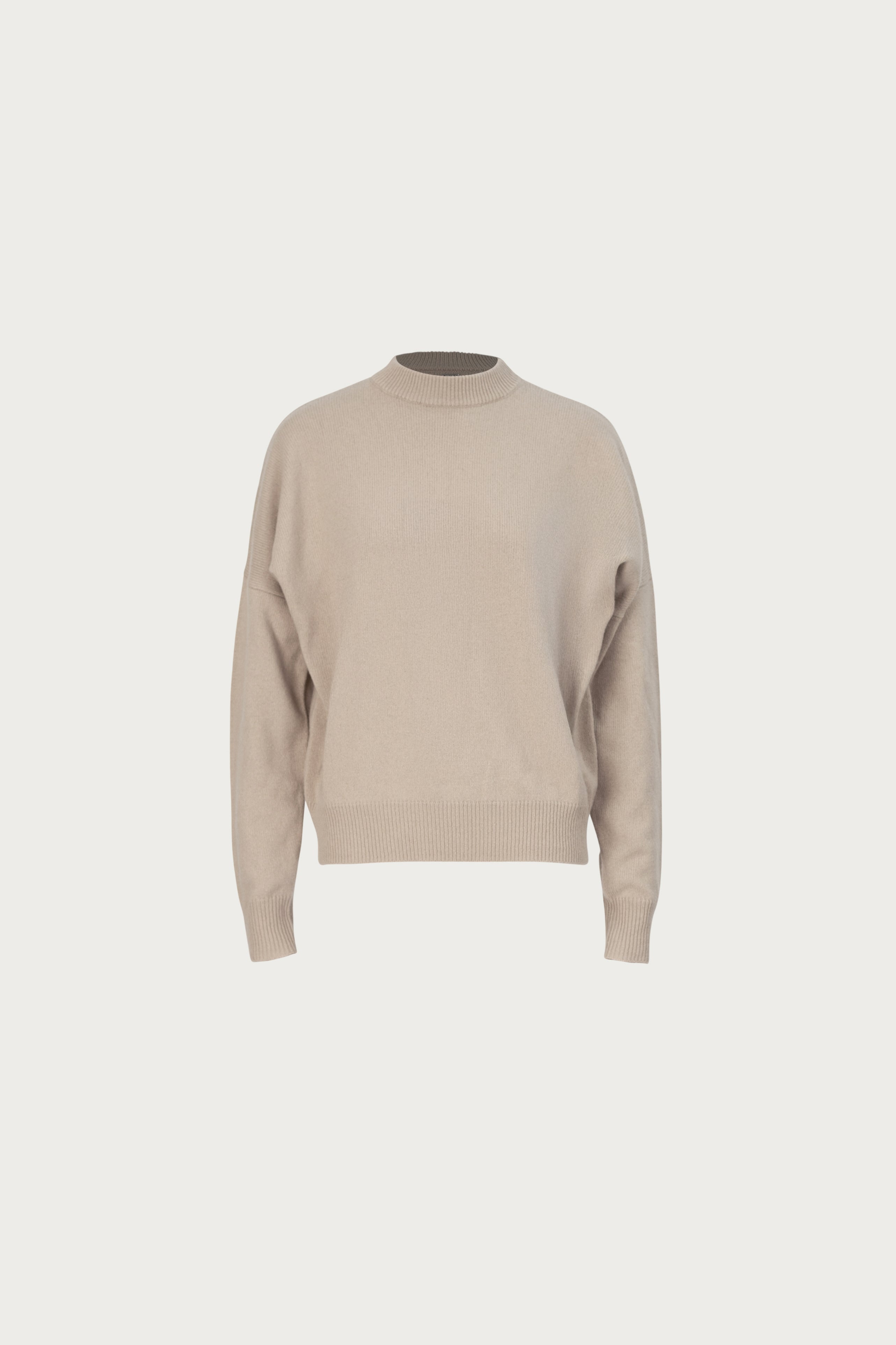 SAME | LIGHTWEIGHT WOOL SWEATER | Taupe | Women's Long Sleeve Top