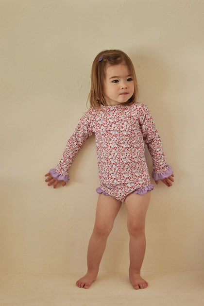 swim bloomer (mini floral/purple) – SAME